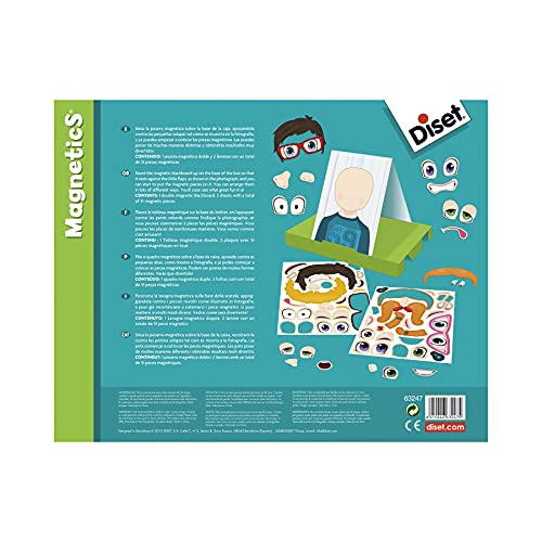 Diset - Magnetics Expresiones, Juego educativo con piezas magneticas ...