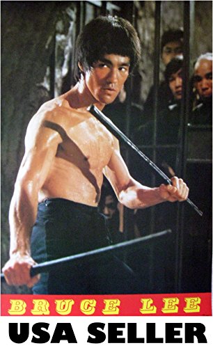 Buy Bruce Lee two iron bars 21 x 31 karate kung fu martial arts master ...