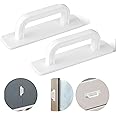 2 Pack Adhesive Cabinet Handles, Stick on Handle, No Drill Cabinet ...