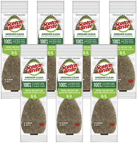 Scotch-Brite Greener Clean, Non-Scratch Dishwand Refills, Fits All ...