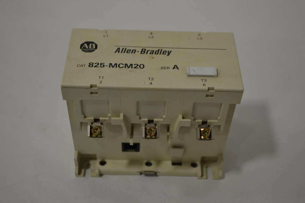 ALLEN BRADLEY 825-MCM20 CONTROL CONVERTER AC 600V-AC 20A AMP MOTOR ...