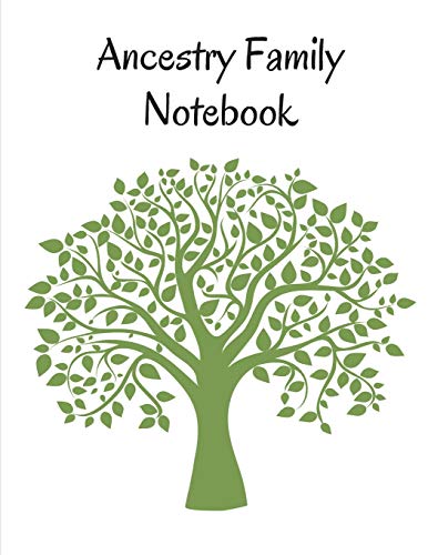 Amazon.com: Ancestry Family Notebook: Family Tracker Workbook to Record ...