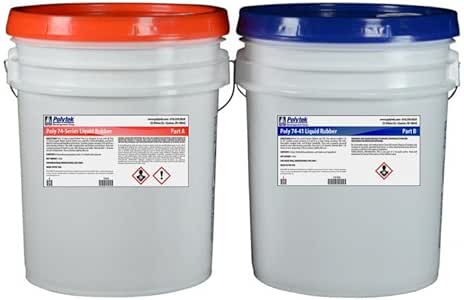 Amazon.com: Poly 74-41 Liquid Polyurethane Rubber (80lb Kit)