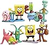 SpongeBob SquarePants 2" Figure Set of 8 - ft. Squidward, Sandy Cheeks ...