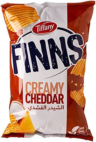 Tiffany, Finns, Crinkled Potato Chips, Creamy Cheddar, 170 Grams price ...