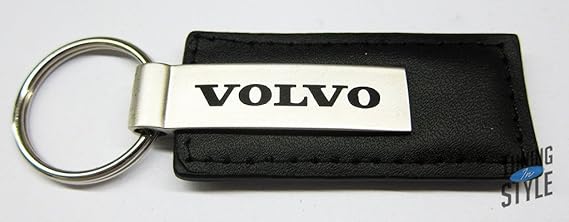 Volvo Black Leather Keychain, Key Chains - Amazon Canada