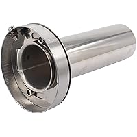 Amazon.com: 4'' inch Adjustable Stainless Steel Round Exhaust Muffler ...