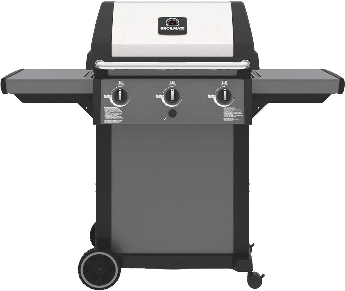 Amazon.com : Broil-Mate 196454 Gas Grill, 3 Burners, 400 sq-in Primary ...