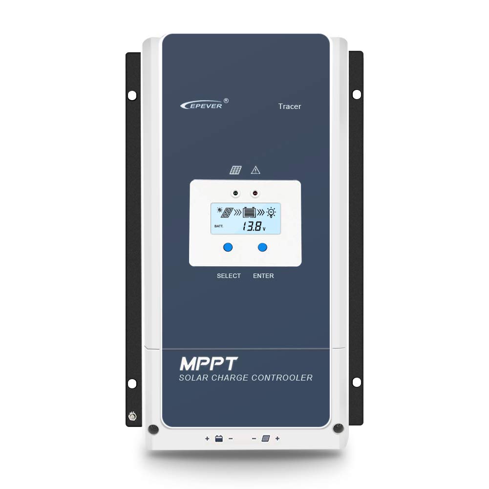EPEVER 80A MPPT Solar Charge Controller 12V/24V/36V/48V DC Automatically Identifying System ...