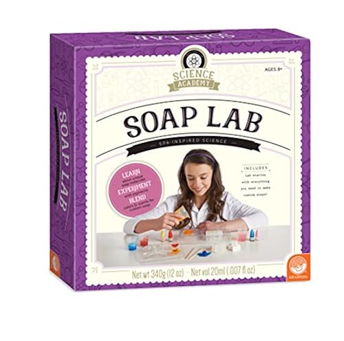 MindWare Science Academy Soap lab - Soap Making kit for Kids, 20 Piece ...
