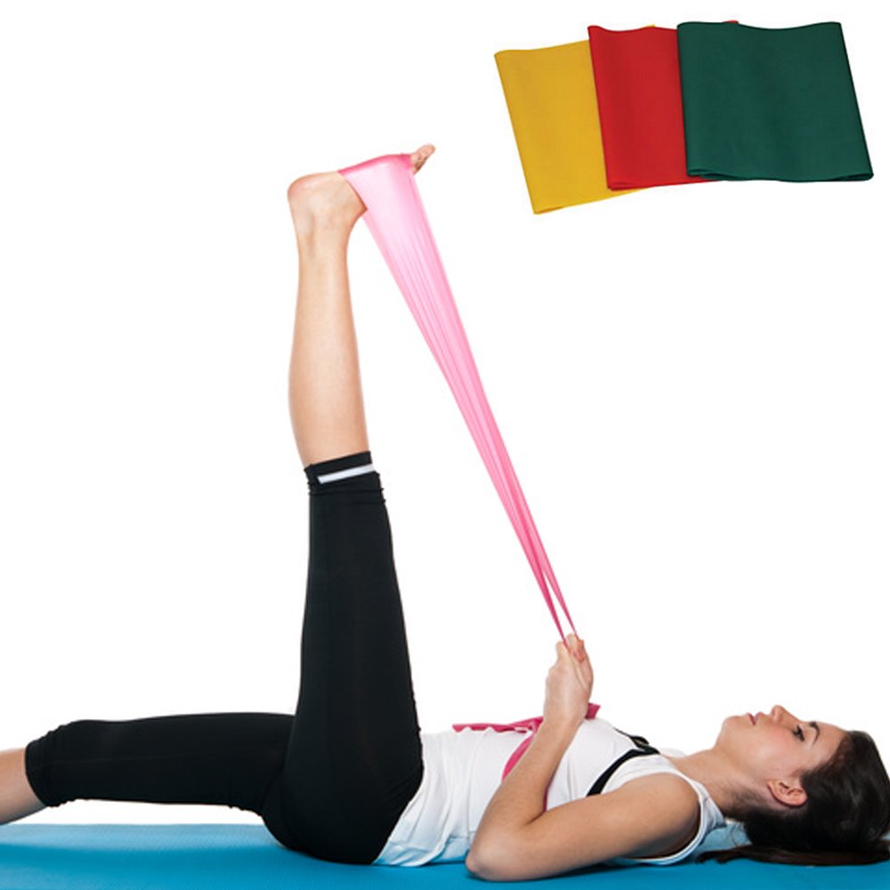 Set Of 3 Resistance Bands Latex 5 Ft For Full | Desertcart Bangladesh