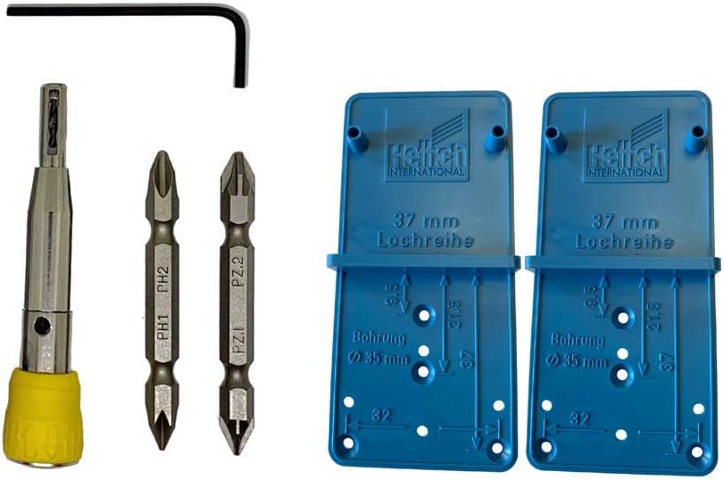 Scharnierbohrer + 2 Stück original Hettich Multiblue ...