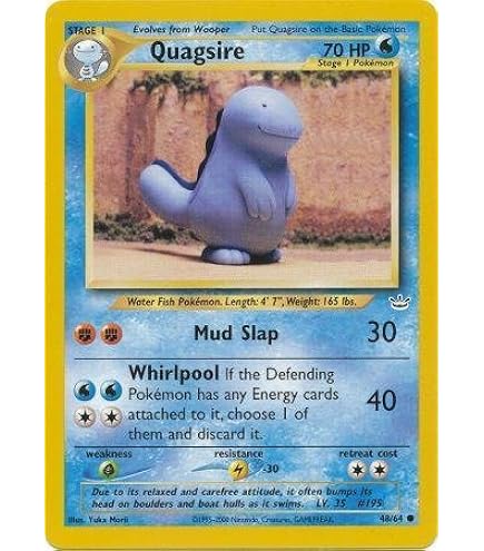 Quagsire Neo Genesis 45 Bulbapedia The Community