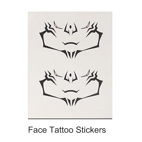 Mua TLSDDTY Ryomen Sukuna Tattoo Stickers Anime Cosplay Temporary ...