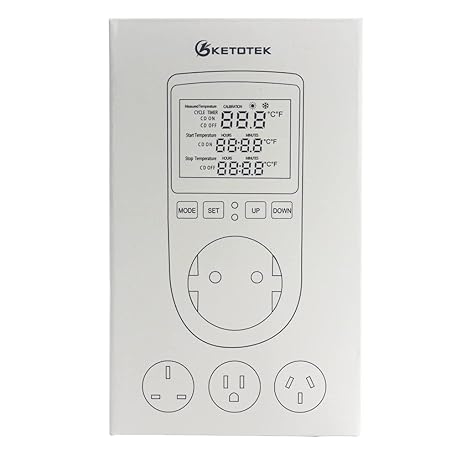 Mua KETOTEK KT3100 Digital Thermostat Temperature Controller Socket Outlet 230V 16A Timer Switch ...