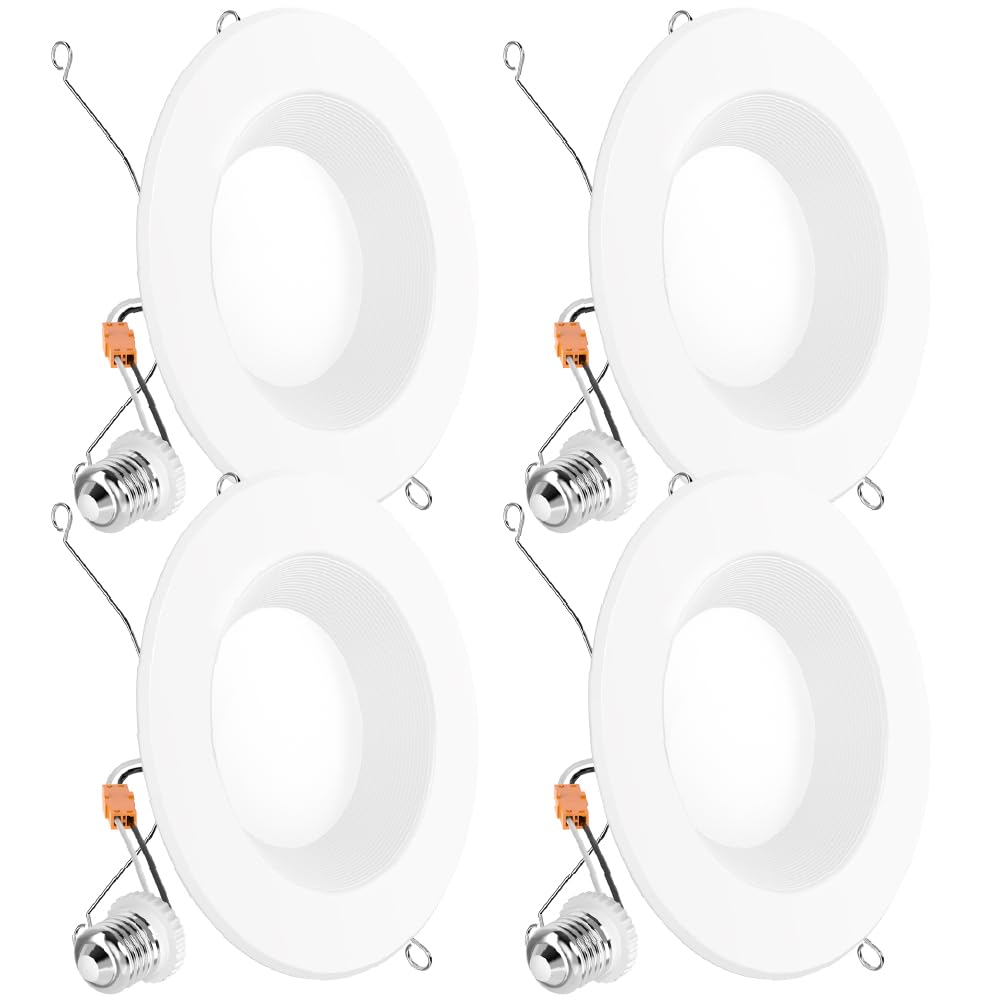 Sunco LED Recessed Lighting 6 Inch, LED Can Lights Retrofit Lighting ...