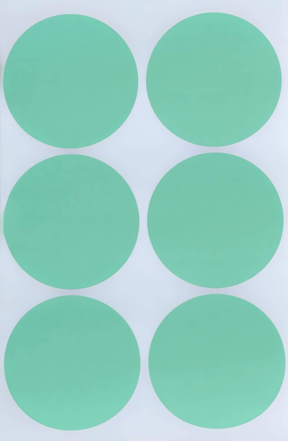 Sticker Pastell Grün 50 mm runde Punkt Aufkleber – in verschiedenen ...