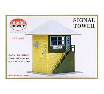 Amazon.com: Model Power HO Scale Building Kit - Interlocking Tower ...