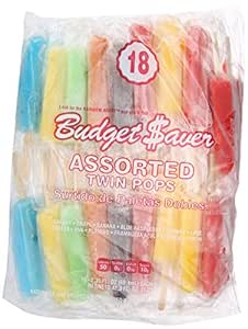Budget Saver, Assorted Twin Pops, 18 Count (Frozen): Amazon.com ...