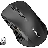 Amazon.com: Wireless Mouse, E-YOOSO Computer Mouse 5 Adjustable DPI 6 ...