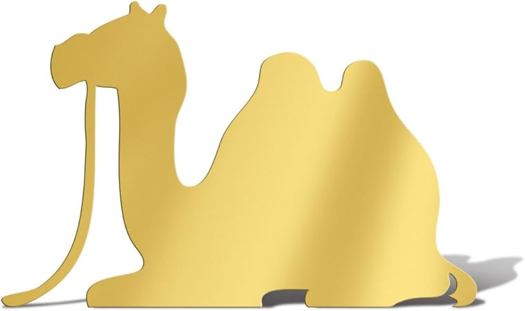 Amazon.com: Anderson's Metallic Gold Sitting Camel Cardboard Life Size ...