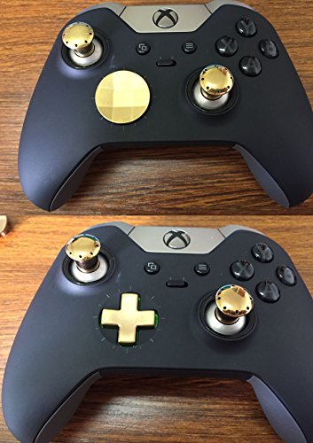 E-MODS GAMINGÂ® NEW Gold Metal Xbox one Elite controller Replacement 2 ...