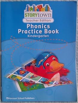 Amazon.com: Storytown: Phonics Practice Book Teacher Edition Grade K ...