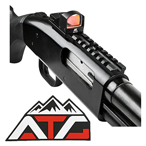 Buy Mossberg 500/590 Receiver Red Green Micro Dot Base Picatinny Rail ...