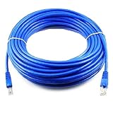 Ethernet Cable, CAT5e - 100 ft White (LAN hardware) EIA568 Patch Cable ...