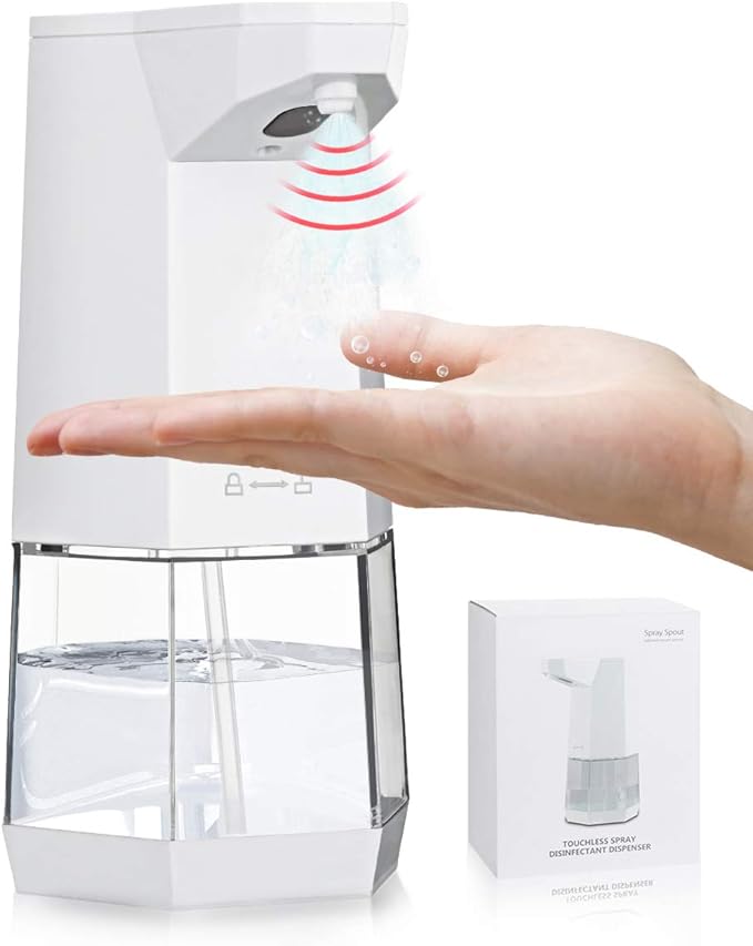 Jeteven Automatic Disinfectant Dispenser 360 ml, Touchless Spray ...