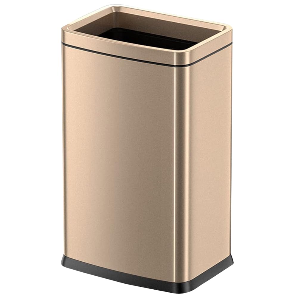LEASYLIFE 25L/6GAL Gold Kitchen Trash can,Large Gold Garbage can,Rose ...