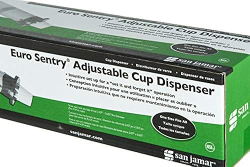 Straw Dispenser Pencil San Jamar C3500EF Cup Dispensers, Surface Mount ...