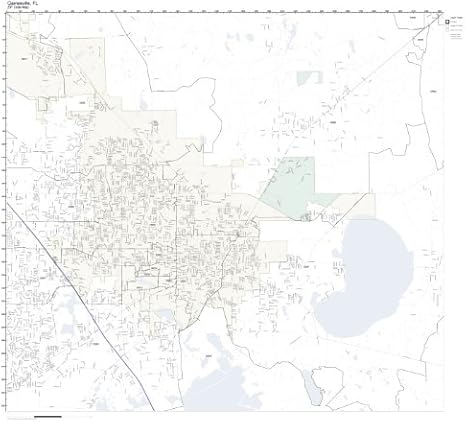 Amazon.com: ZIP Code Wall Map of Gainesville, FL ZIP Code Map Laminated ...