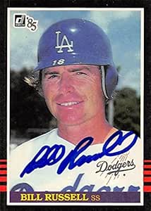 Bill Russell autographed baseball card (Los Angeles Dodgers) 1985 Donruss #93 - Baseball Slabbed ...