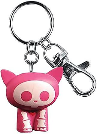 Amazon.com: Skelanimals: Pink Kit the Cat Key Chain : Toys & Games