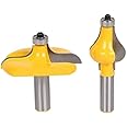 DBoyun 2PCS/SET Bit Handrail Router Bit Set - Thumbnail Bead/Flute - 1/ ...