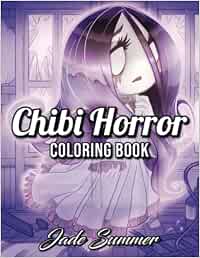 Chibi Girls Horror: An Adult Coloring Book with Adorable Anime ...