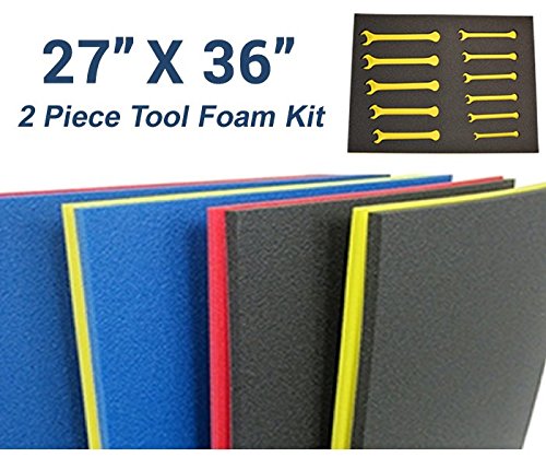 Amazon.com: 5S Tool Box Shadow Foam Organizers (2 Color) Custom Size ...