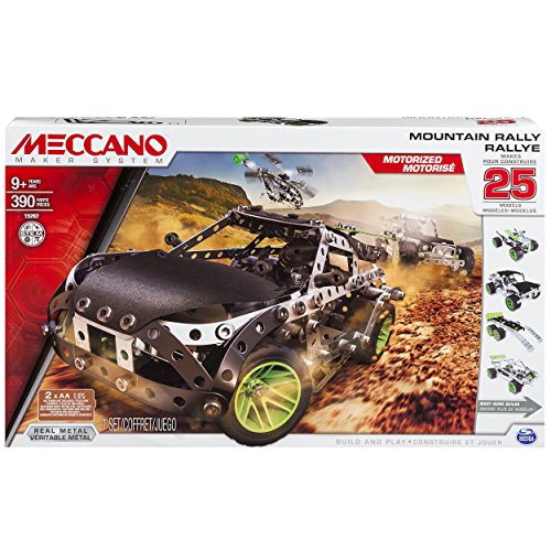 Erector by Meccano, Motorized Mountain Rally Vehicle, 25 Model Building ...