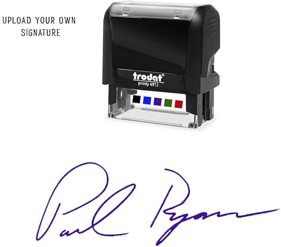 Amazon.com : Custom Upload Signature Stamp - Customizable Signature Stamp - Personalized Self ...