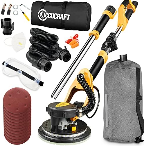 Drywall Sander, 800W Powerful Electric Drywall Sander with Vacuum, 99% ...