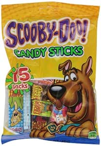 Amazon.com : World Confections Scooby Doo Candy Sticks, 15-Count (Pack ...