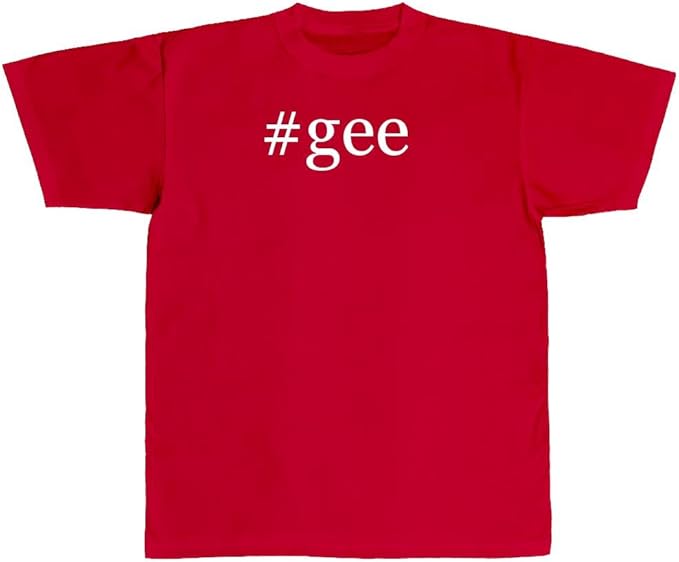 Amazon.com: #gee - New Adult Men's Hashtag T-Shirt, Red, Small: Clothing