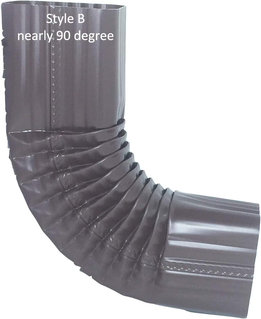 2x3 and 3x4 - Downspout Gutter Elbows - Choose from 30 Degree, 45 ...