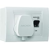 Anchor by Panasonic 20 Amp AC Box without MCB Metal Plug and Socket ...
