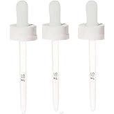 Amazon.com - 1.0 ml Plastic Droppers For Minoxidil Bottles (Child ...