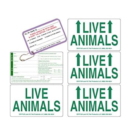 Live Animal Label Set of 5: Amazon.co.uk: Pet Supplies