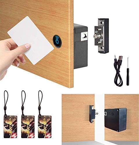 TAKHRWOD Electronic Cabinet Lock, with USB Hidden Magnetic Lock and ...