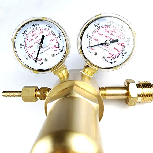 Nitrogen Regulator High Pressure Regulator Singel Stage Large Pressure ...