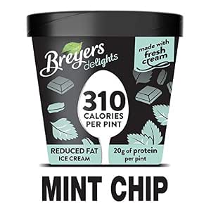 Breyers Delights Ice Cream, Mint Chip 16 oz (Frozen): Amazon.com ...